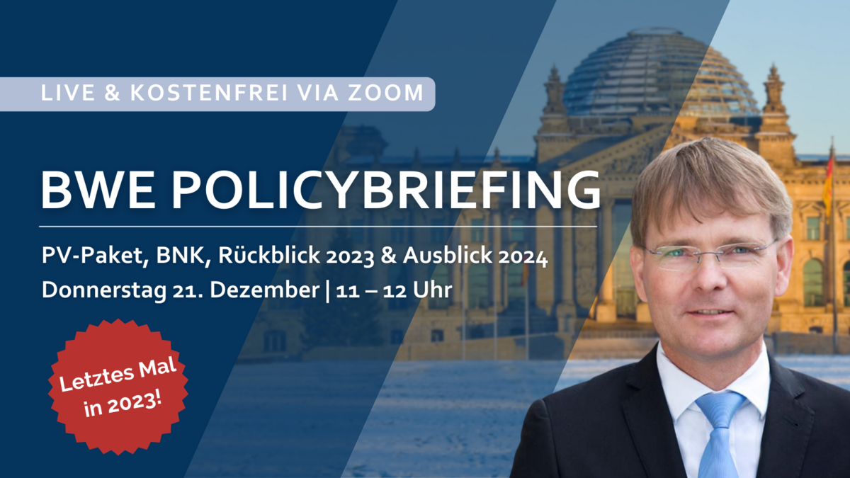 PolicyBriefing | BWE e.V.