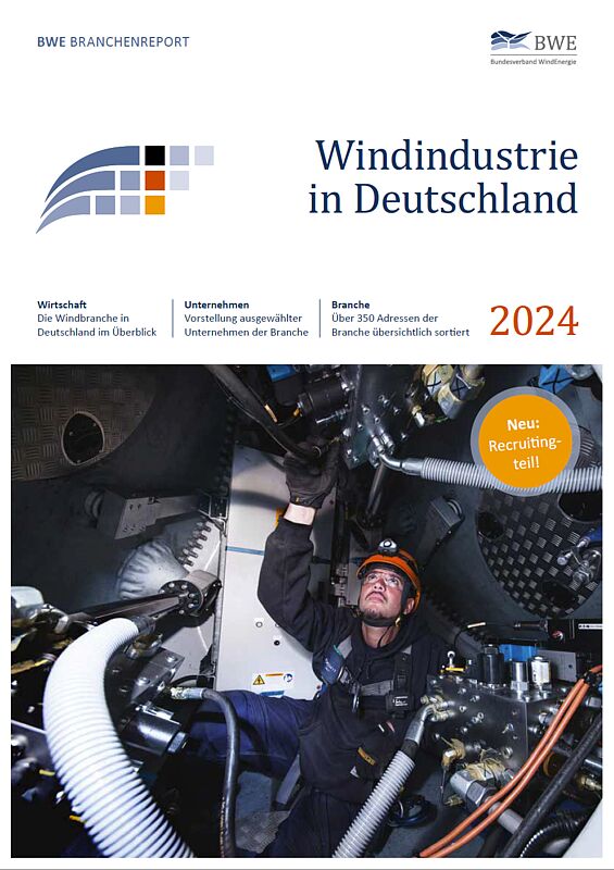 Produktdetails: Windindustrie in Deutschland 2024/WID-BR-24